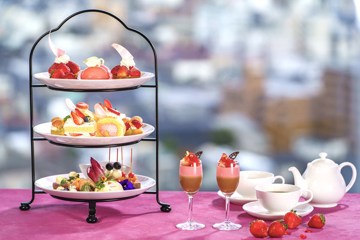 ホテル金沢にて「ストロベリーアフタヌーンティー 金鼓（KONKU）」開催中 | つなぐ旅〜東日本〜 ひがしにほんトラベルガイド